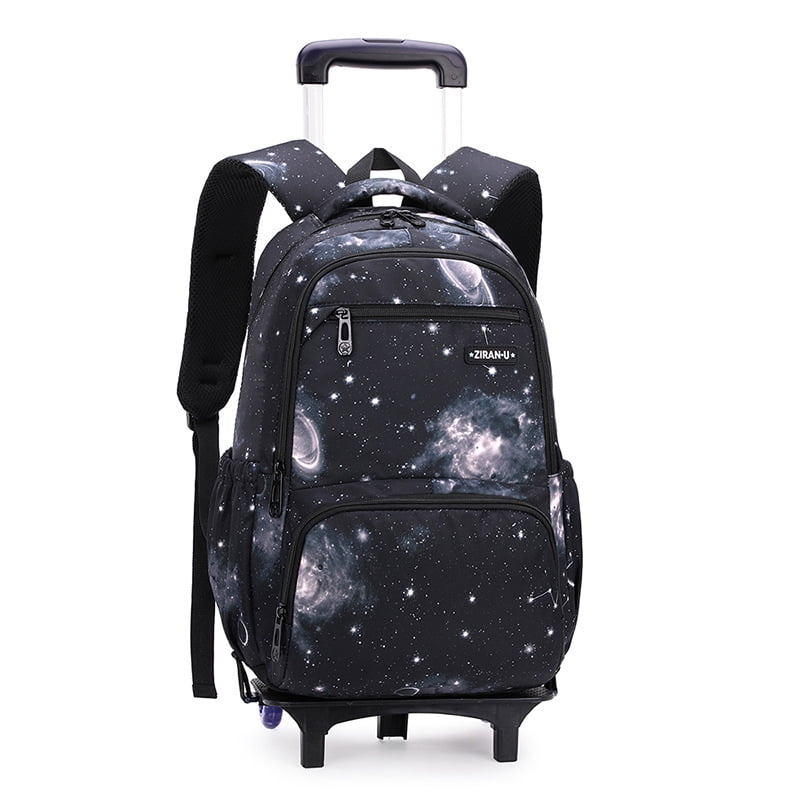 School Bags with wheels Rolling Backpack for boy Kids Student Wheeled ...