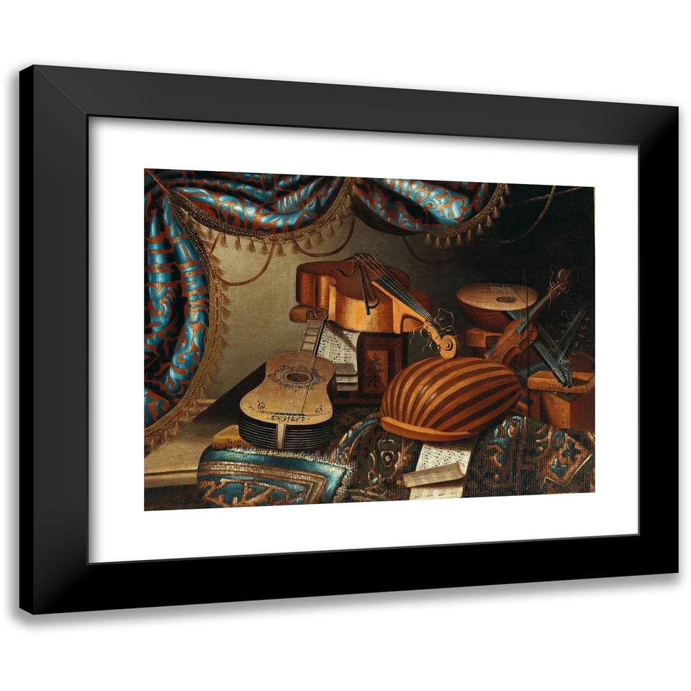 School of Bergamo 24x19 Black Modern Framed Museum Art Print Titled ...