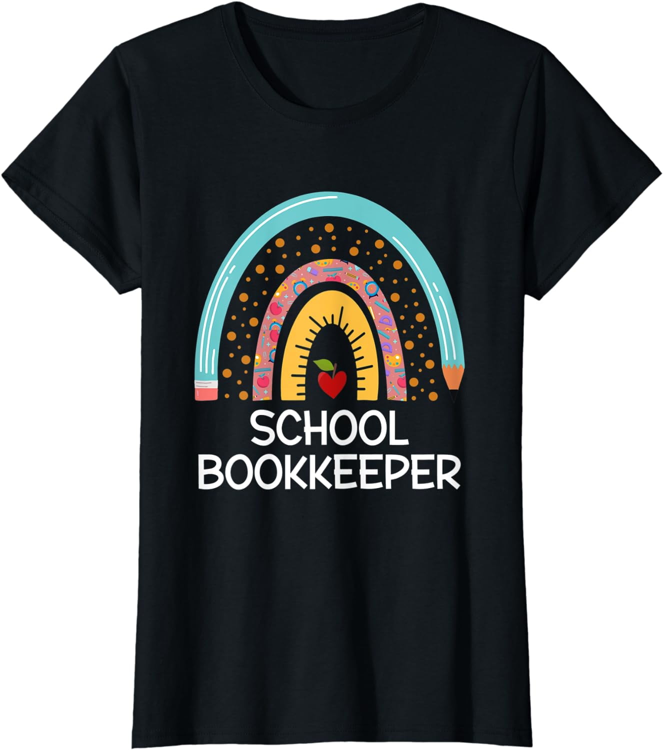 School Bookkeeper Admin Squad School Assistant Principal T-Shirt ...