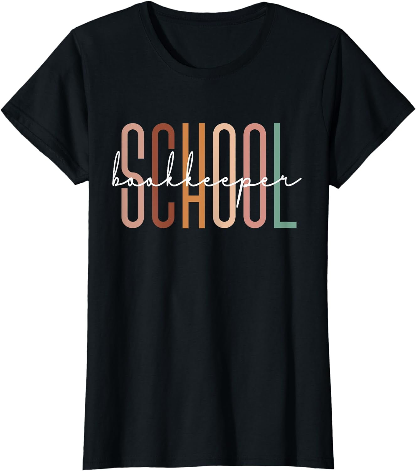 School Bookkeeper Admin Squad School Assistant Principal T-Shirt ...