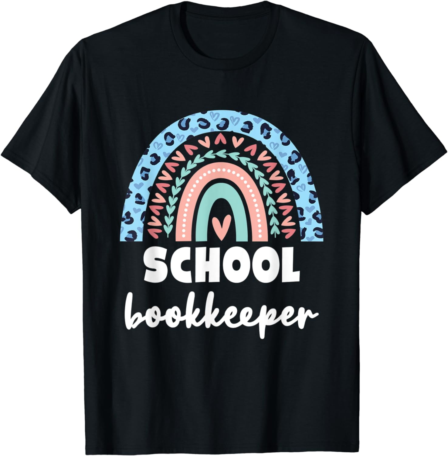 School Bookkeeper Admin Squad School Assistant Principal T-Shirt ...