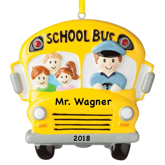 School Bus Driver Personalized Ornament - Walmart.com