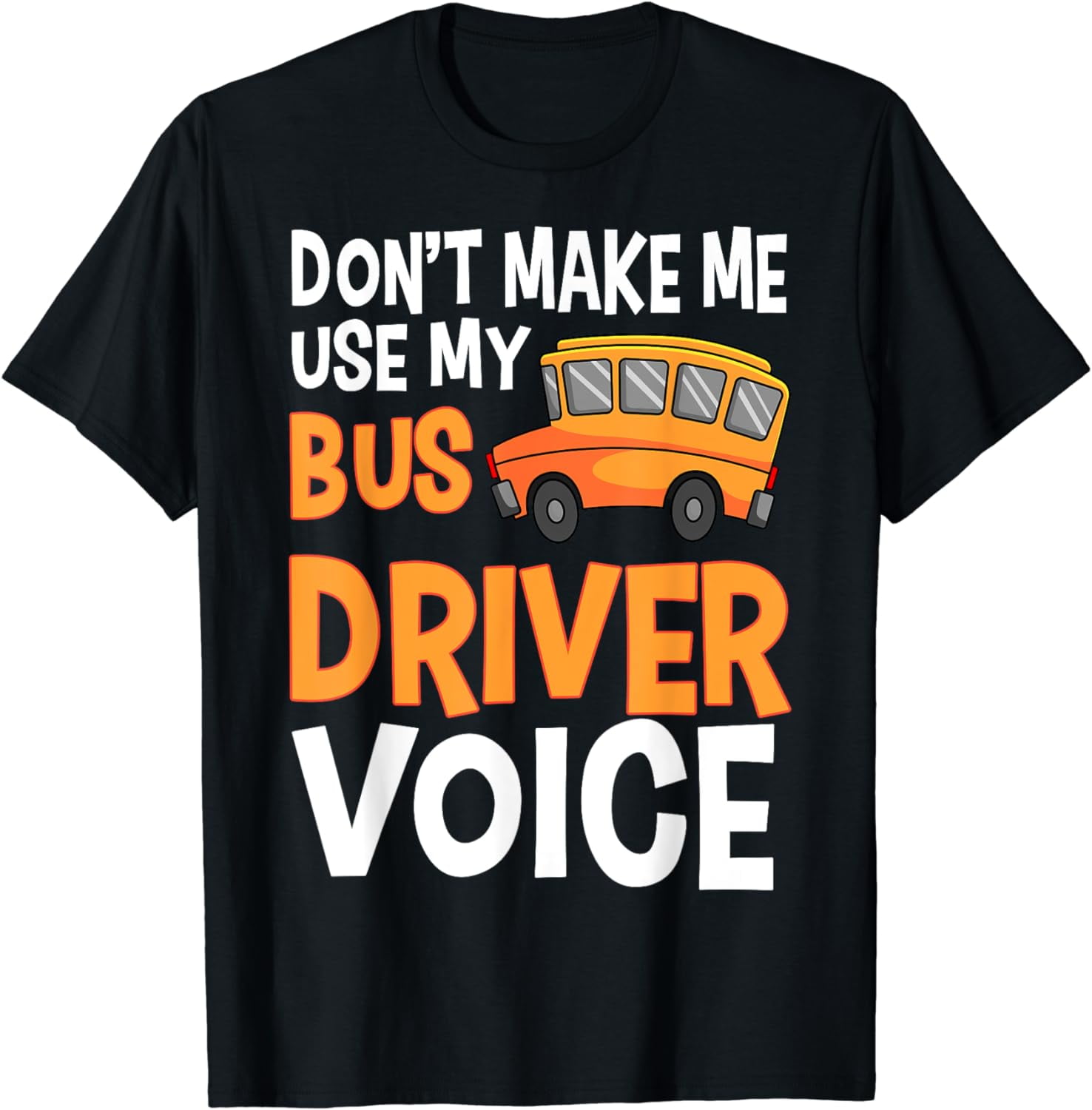 School Bus Driver Yellow Shuttle Student Vehicle Operator T-Shirt ...