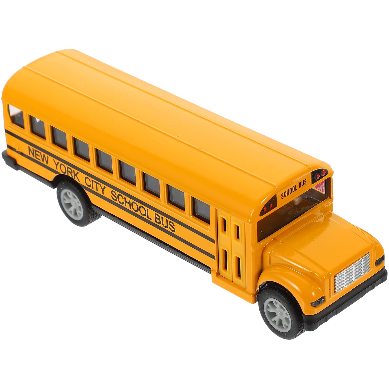 Worgeous Mini School Bus Toy 1 Set Children Educational Model Toddler ...