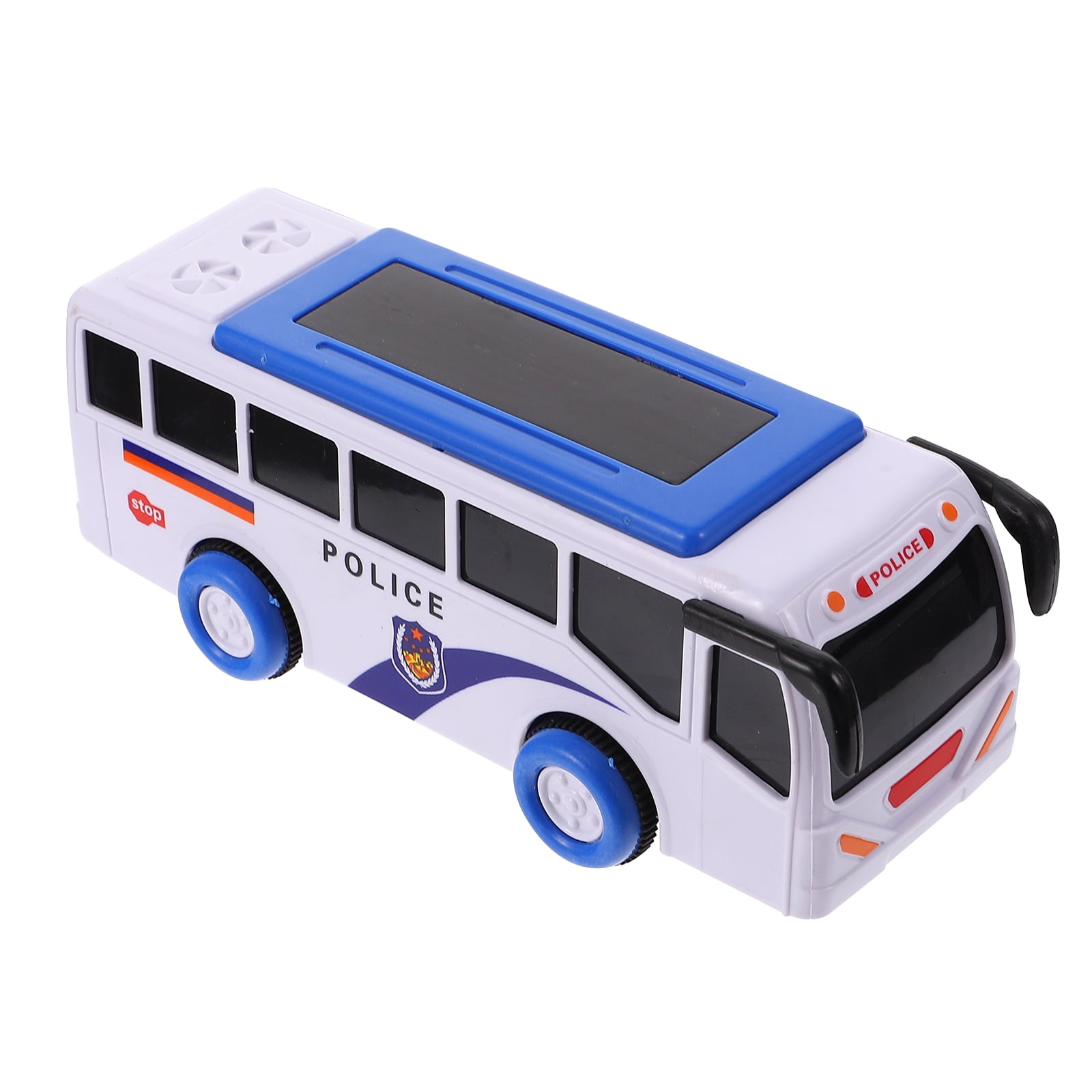Milisten Police Bus Model Toy Plastic 1Pack 6.1x2.4in - Walmart.com