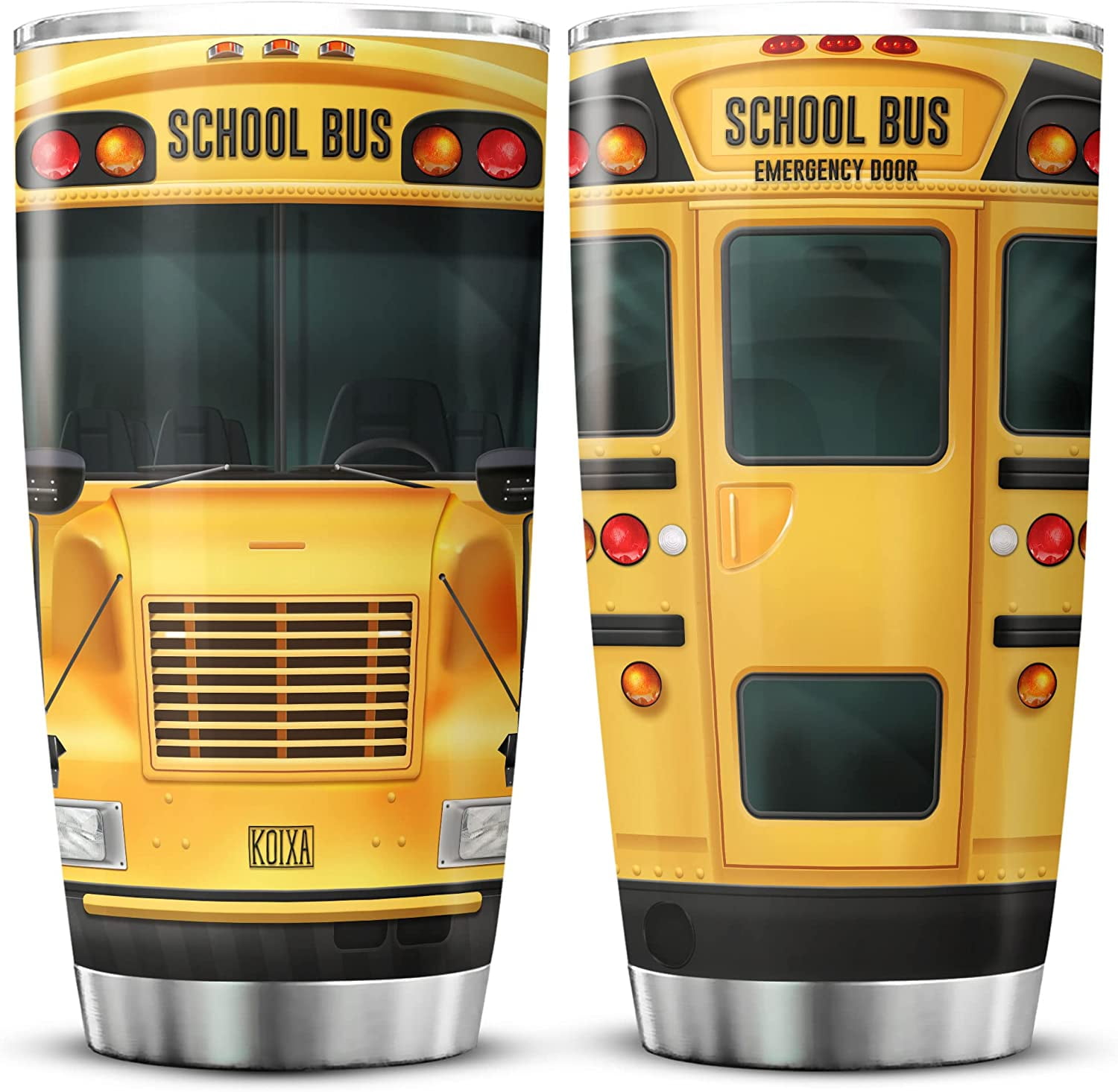 School Bus Tumbler With Lid 20 Oz School Bus Driver Gifts For Men ...