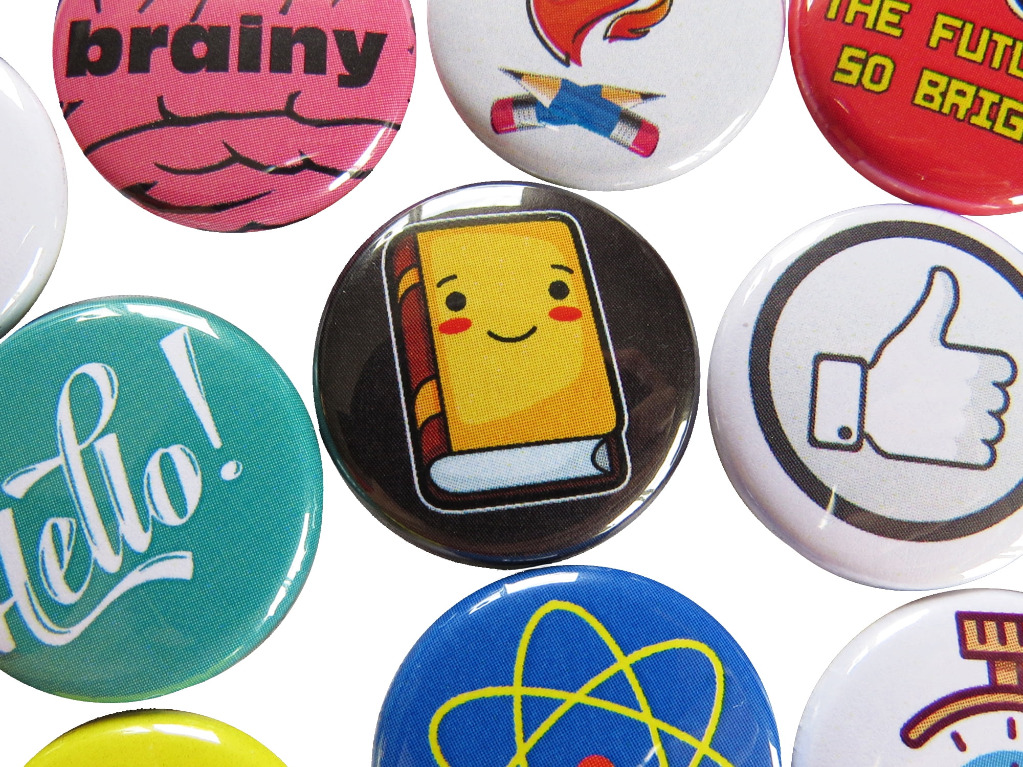 School Buttons Pins Set Backpack Pins Gift for Teachers Students ...