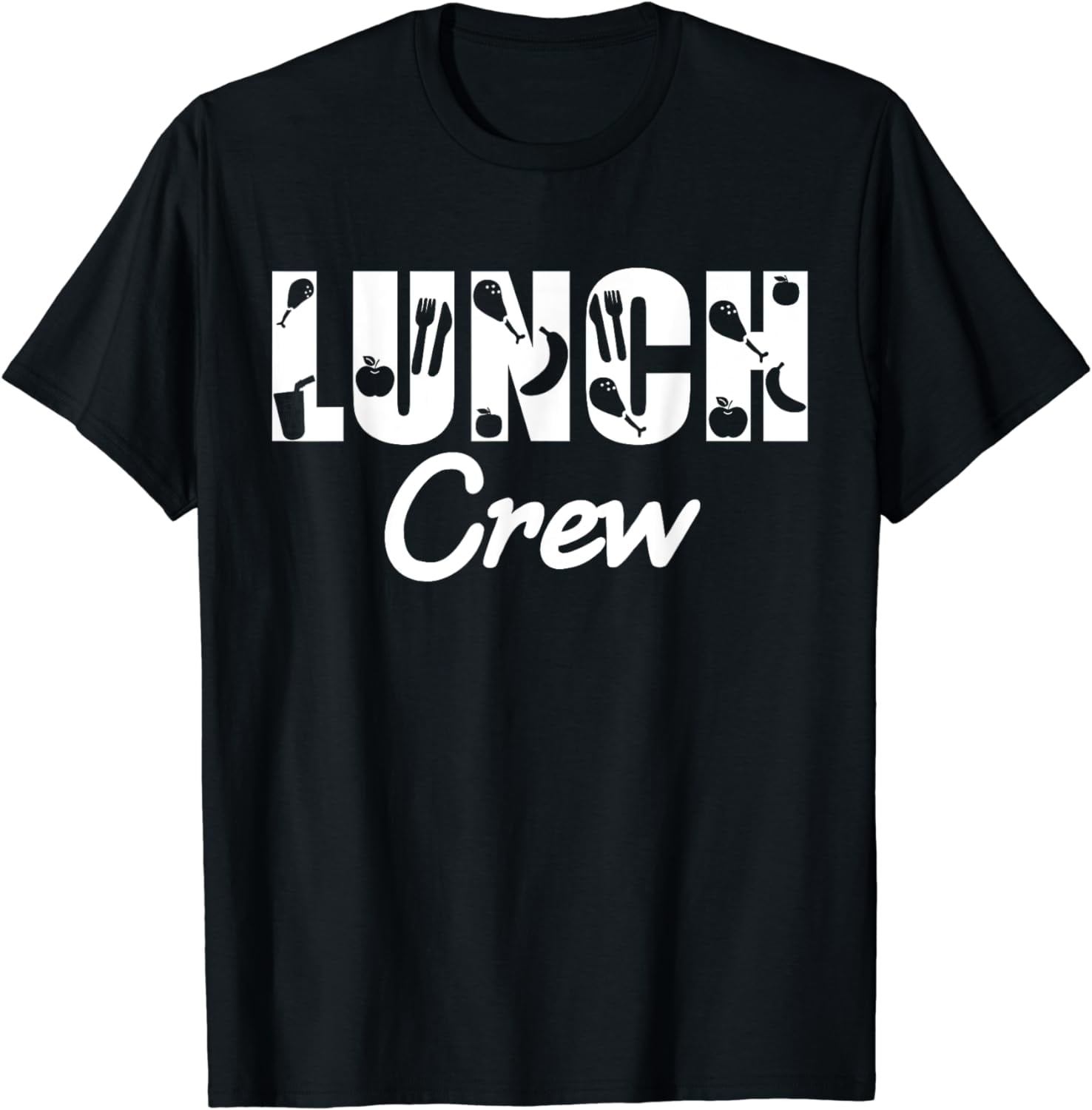 School Cafeteria Worker Lunch Lady Lunch Crew T-Shirt - Walmart.com