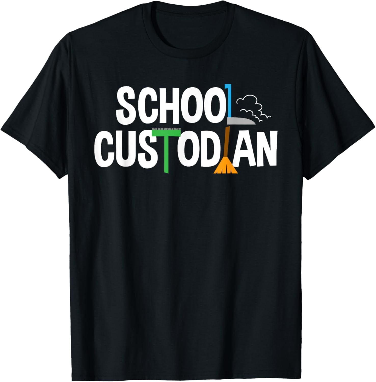 School Custodian Appreciation Gift Janitor T-Shirt men and women can ...