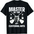 School Custodian Design For Men Women Cleaning Janitor T-Shirt men and ...