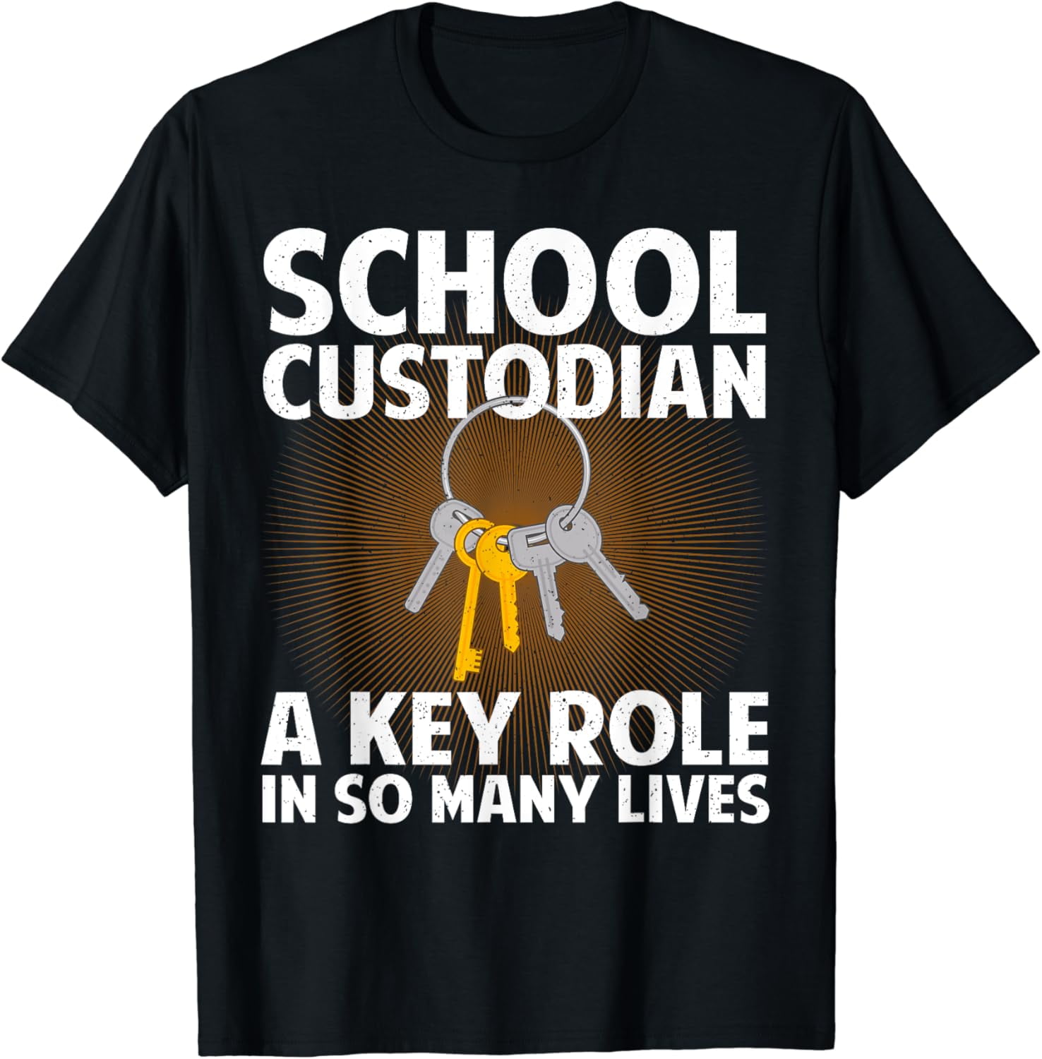 School Custodian Design For Men Women Custodian Appreciation T-Shirt ...