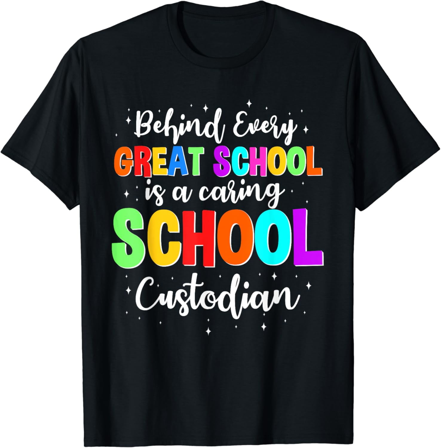School Custodian Great Janitor Guard Caretaker Hosekeeper T-Shirt ...