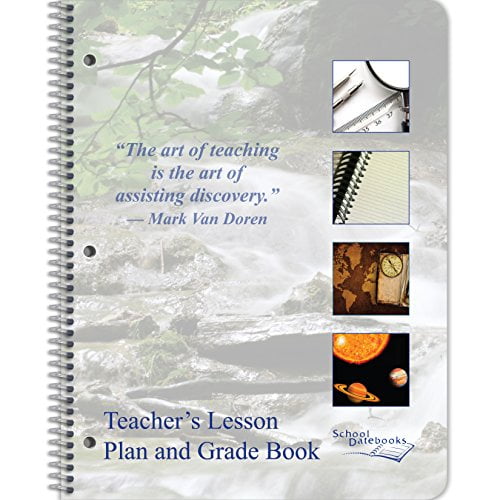 School Datebooks Teacher Lesson Plan And Grade Book 8.5" X 11 ...