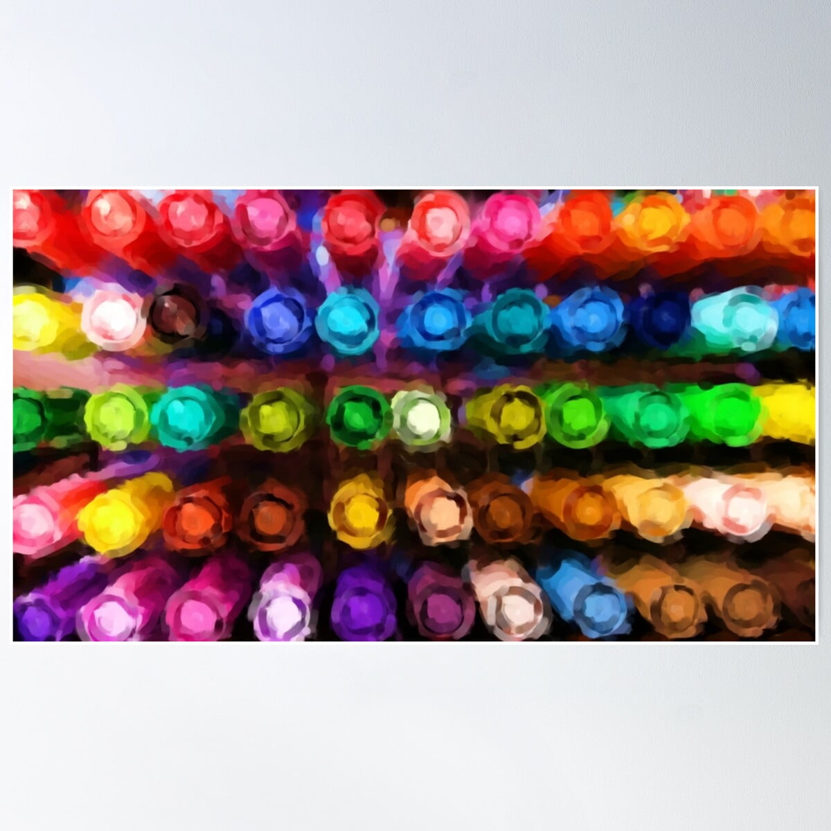 School Days, Markers Poster Wall Art, Modern Wall Decor For Living Room ...
