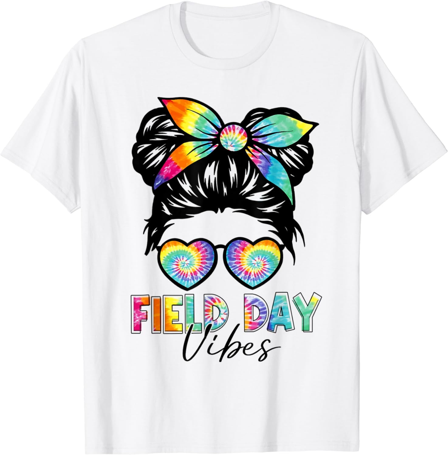 School Field Day Fun Tie Dye Field Day 2023 Girls Kids T-Shirt ...