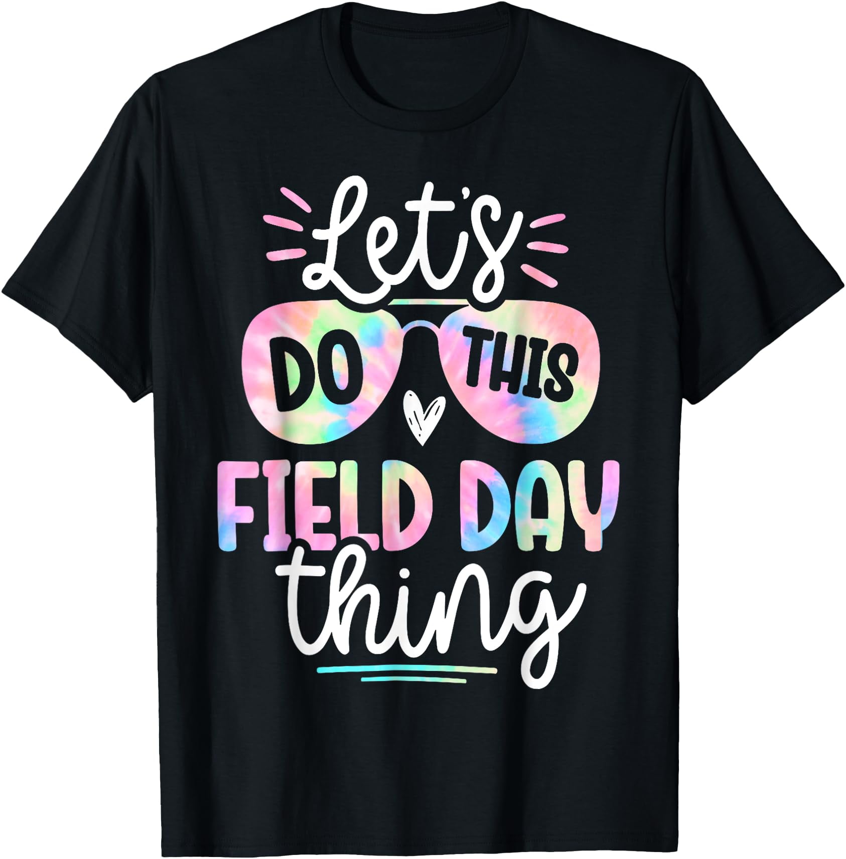 School Field Day Tie Dye Field Day Teachers Kids T-shirt. - Walmart.com