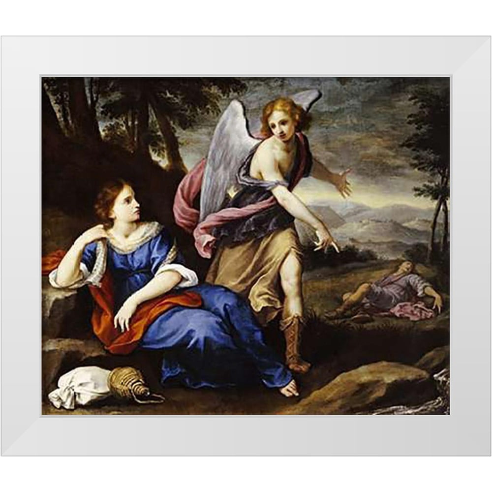 School, Florentine 14x12 White Modern Wood Framed Museum Art Print ...