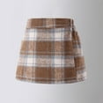 School Girls Plaid Skirt Autumn Winter Woolen Christmas New Year A-line ...