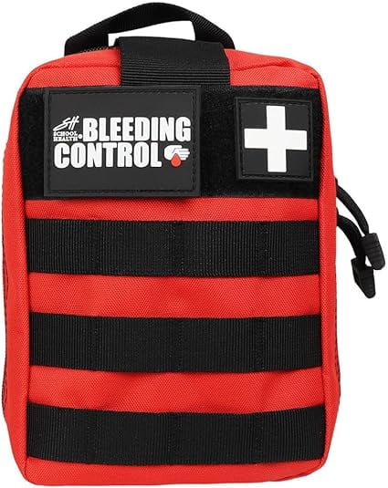 School Health - Advanced BCB Individual Bleeding Control Kit, Survival Kit for Emergency Trauma ...