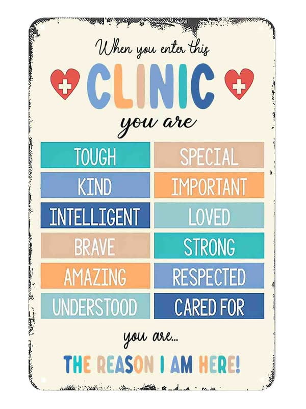 School Health Office Poster Pediatric Clinic Decor Health Room When You ...