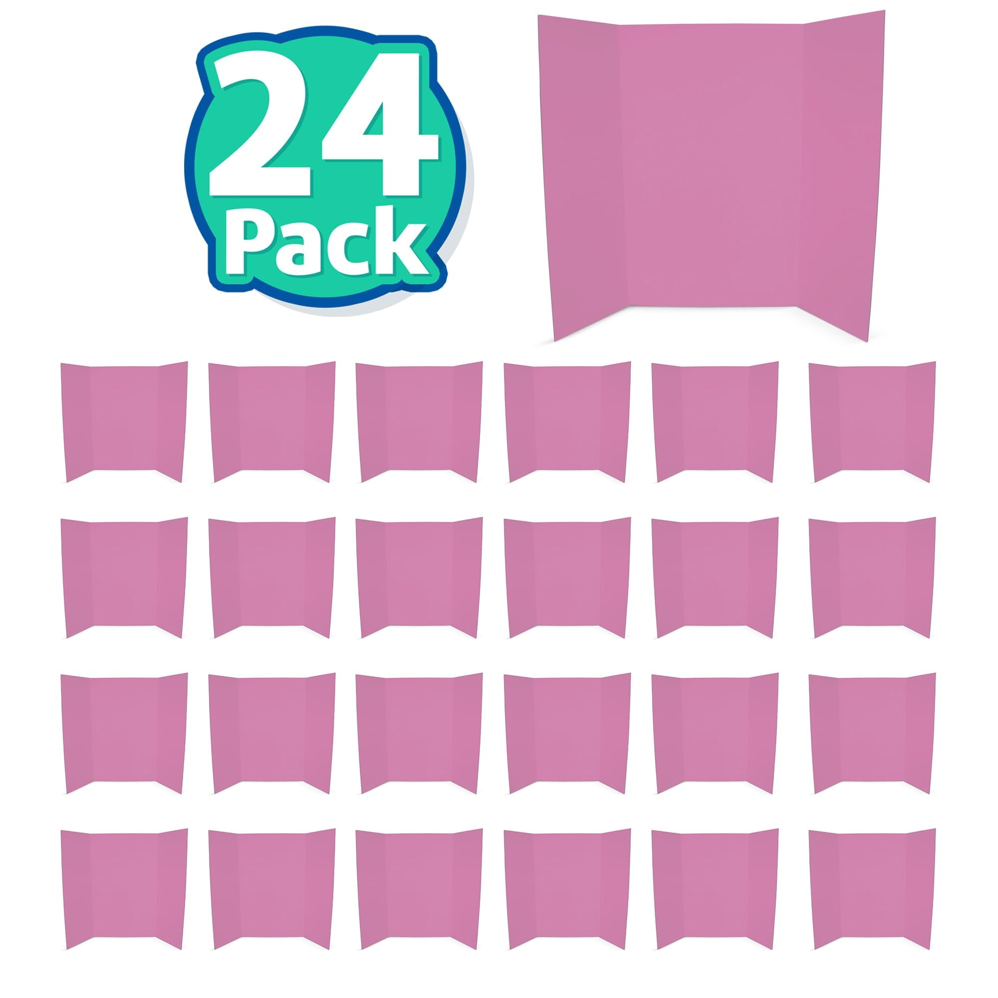 School, Home, College And Office 36 X 48 1 Ply Pink Project Board Bulk ...