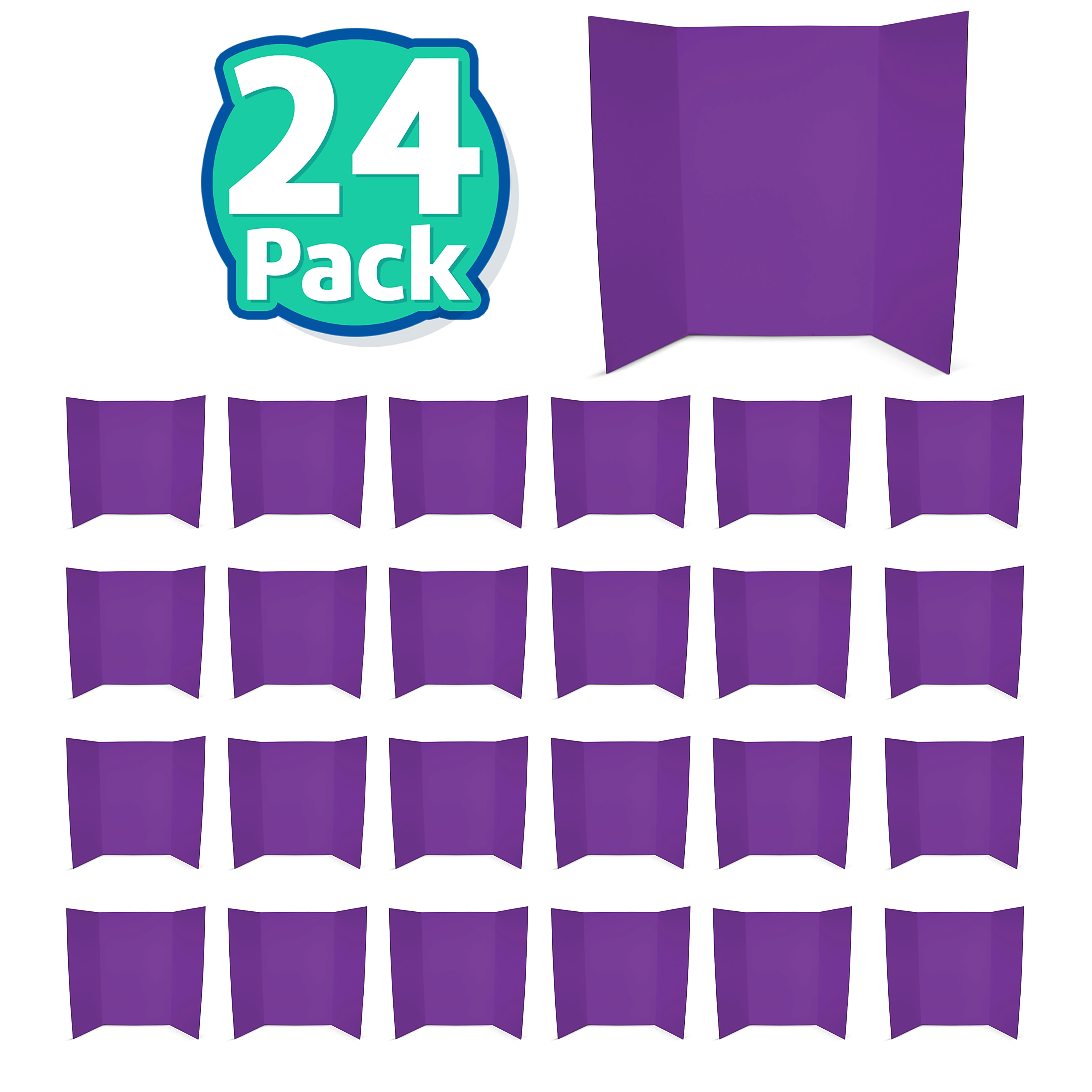 School, Home, College And Office 36 X 48 1 Ply Purple Project Board ...