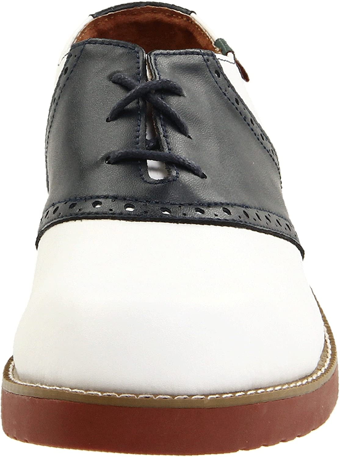 School Issue Varsity Black and White Saddle Oxfords for Little and Big ...
