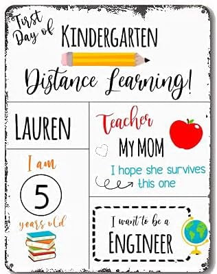 to School Kids Printable Sign First Day of School Poster Vintage ...