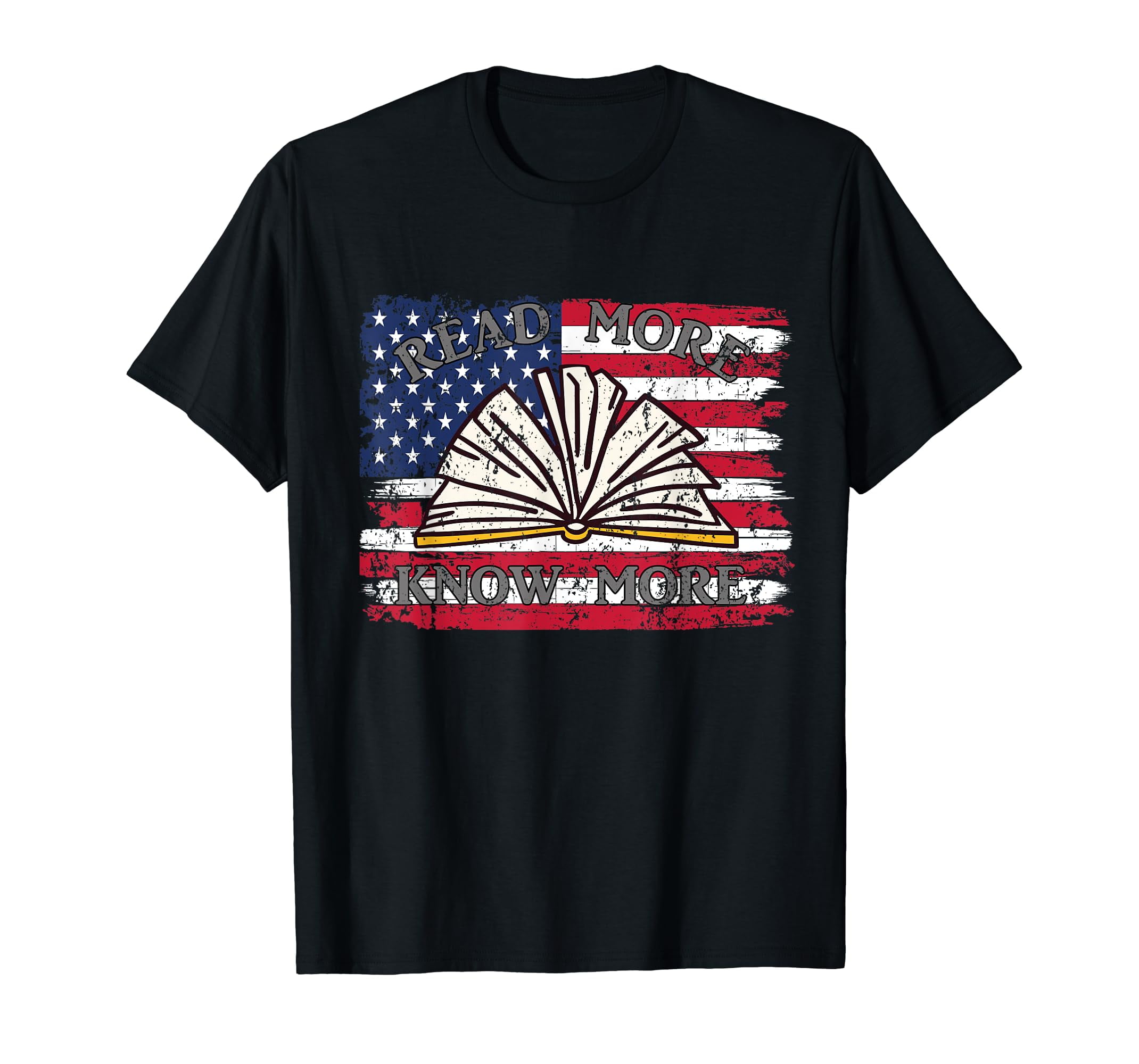 School Library Patriotic US Flag Funny For Librarian T-Shirt - Walmart.com