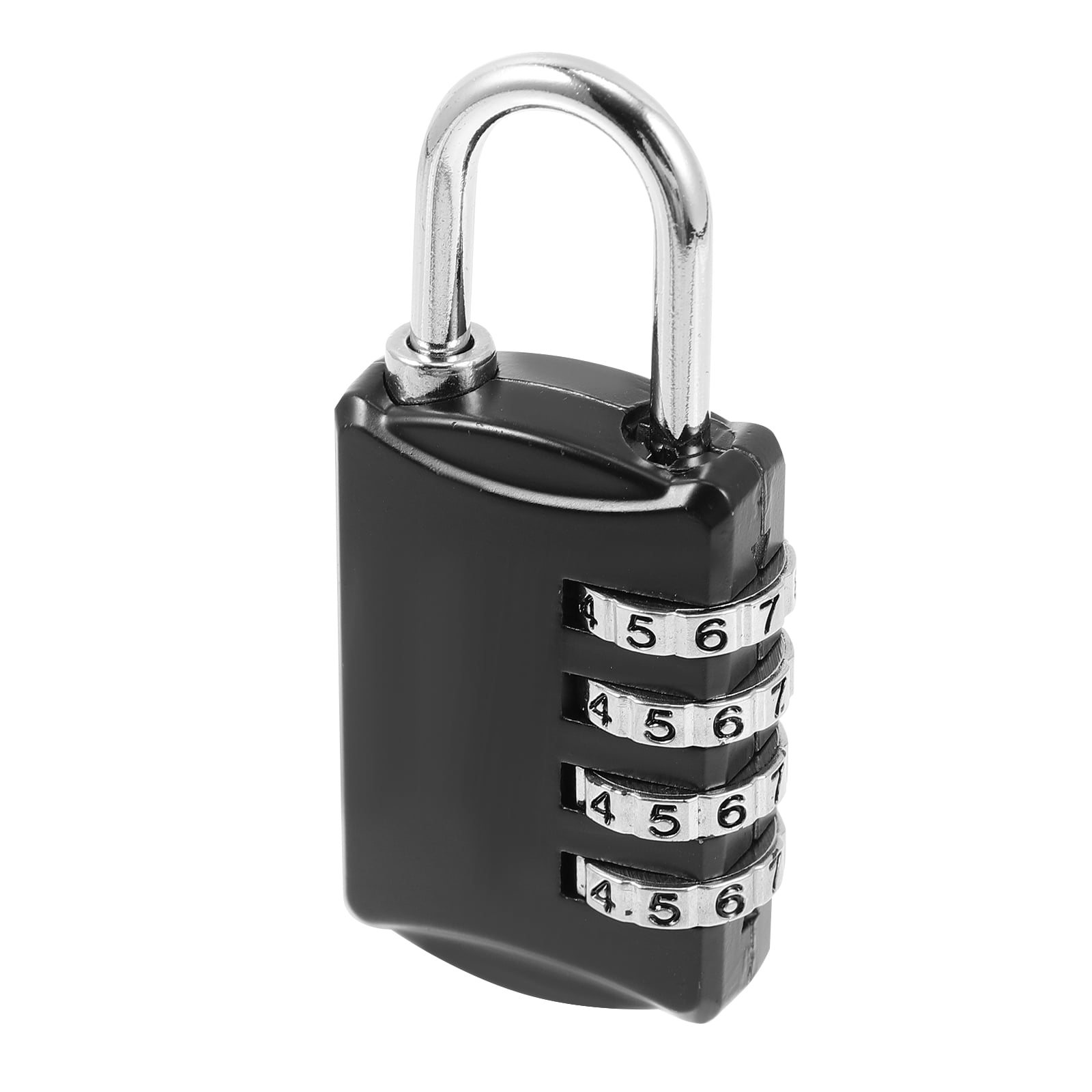 BRIGHTFUFU Black Combination Lock Padlock Zinc Alloy Security ...