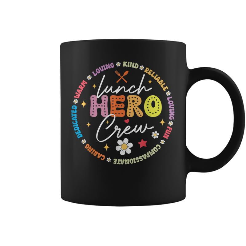 School Lunch Hero Crew Cafeteria Workers Lunch Lady Coffee M - Walmart.com