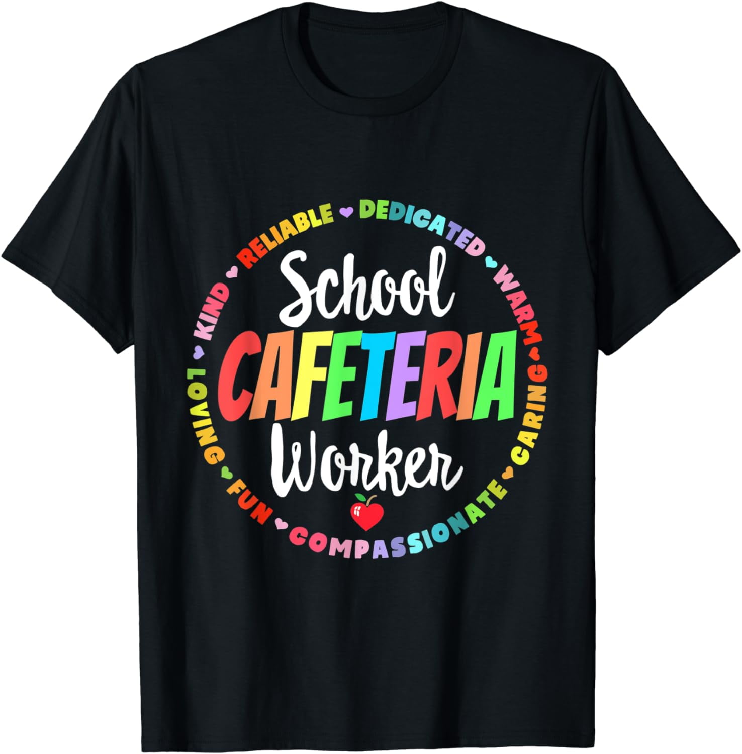 School Lunch Lady Squad Funny School Cafeteria Worker Team T-Shirt ...