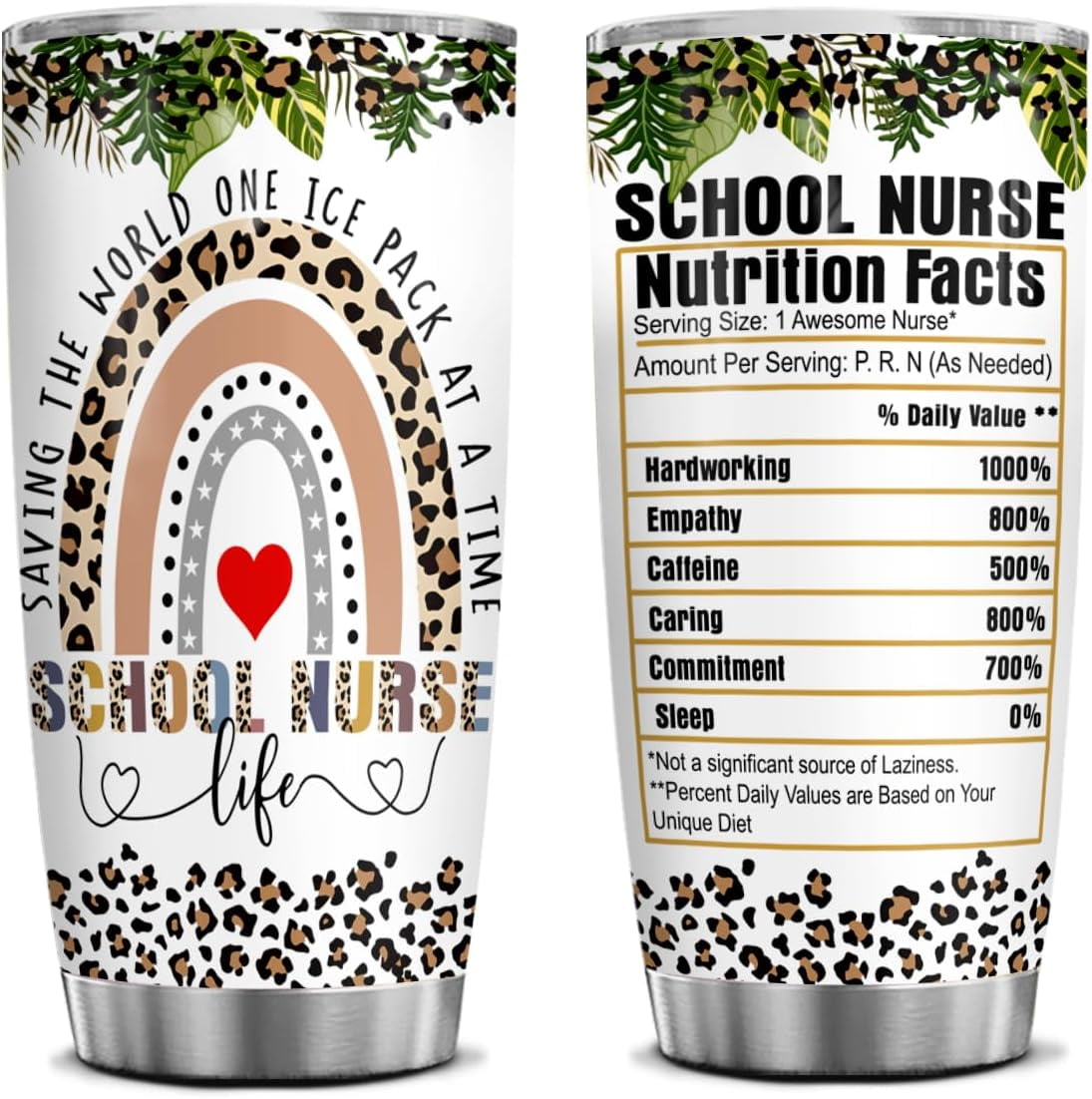 School Nurse Appreciation Week Gifts - 20 Oz Stainless Steel Tumbler ...