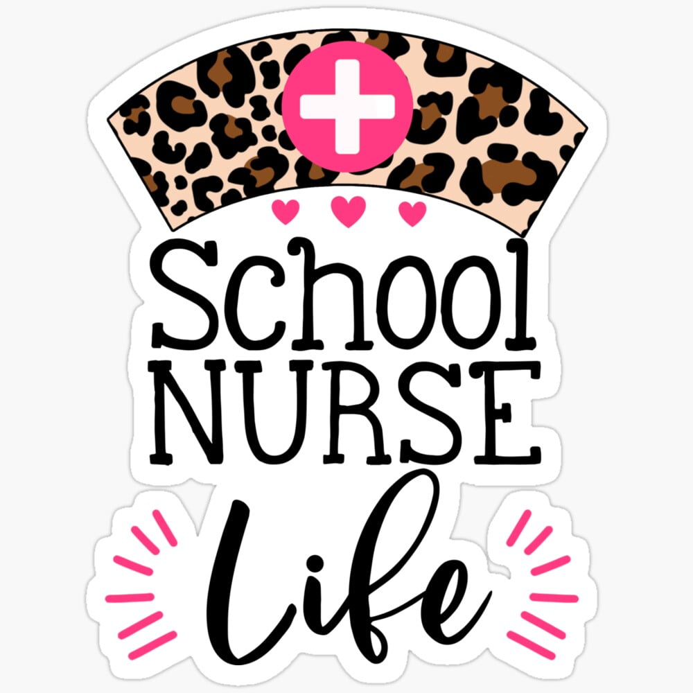 School Nurse Nursing Gift Rn Medical Stethoscope Heart Healthcare ...