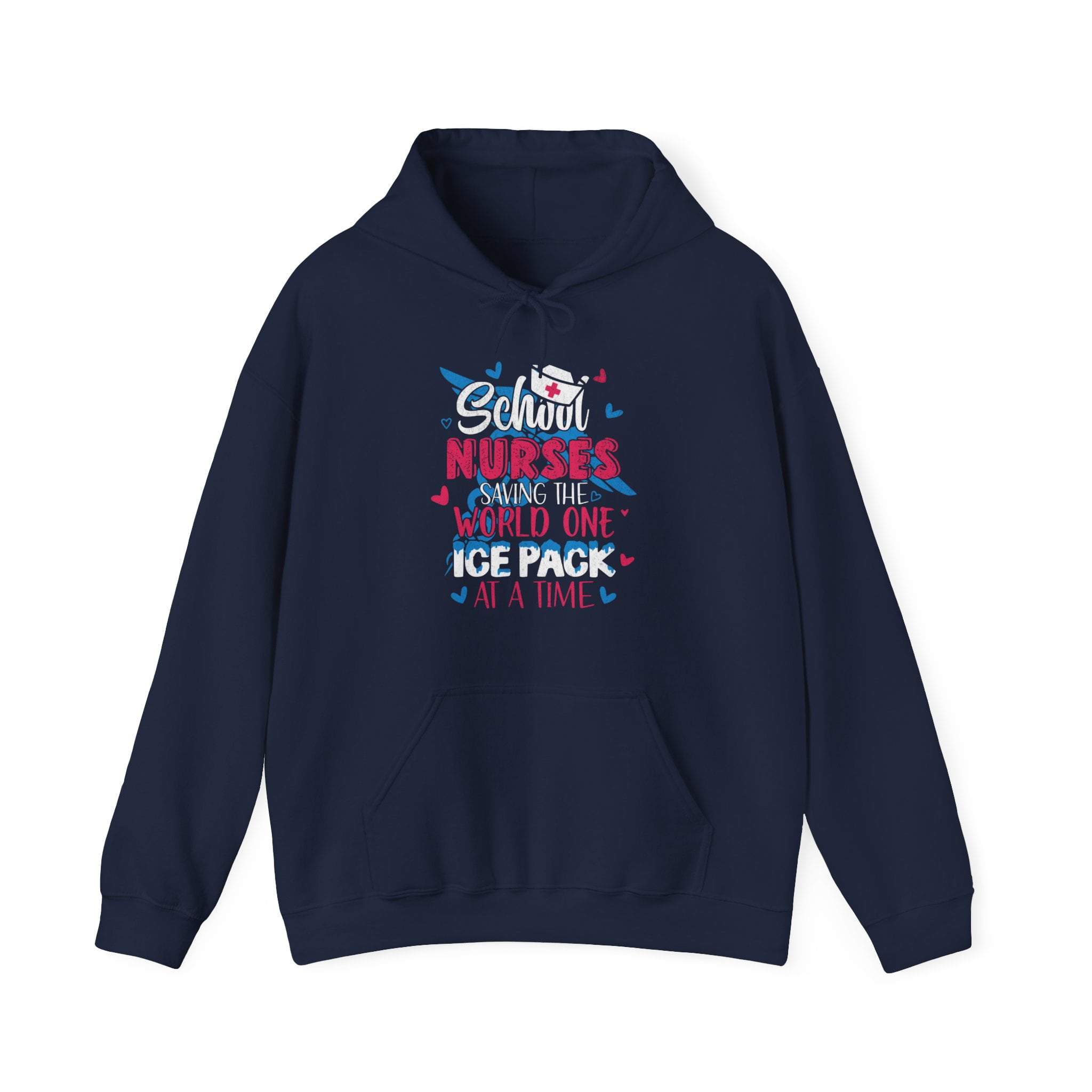 School Nurse Unisex Hoodie, Saving The World One Ice Pack at a Time ...
