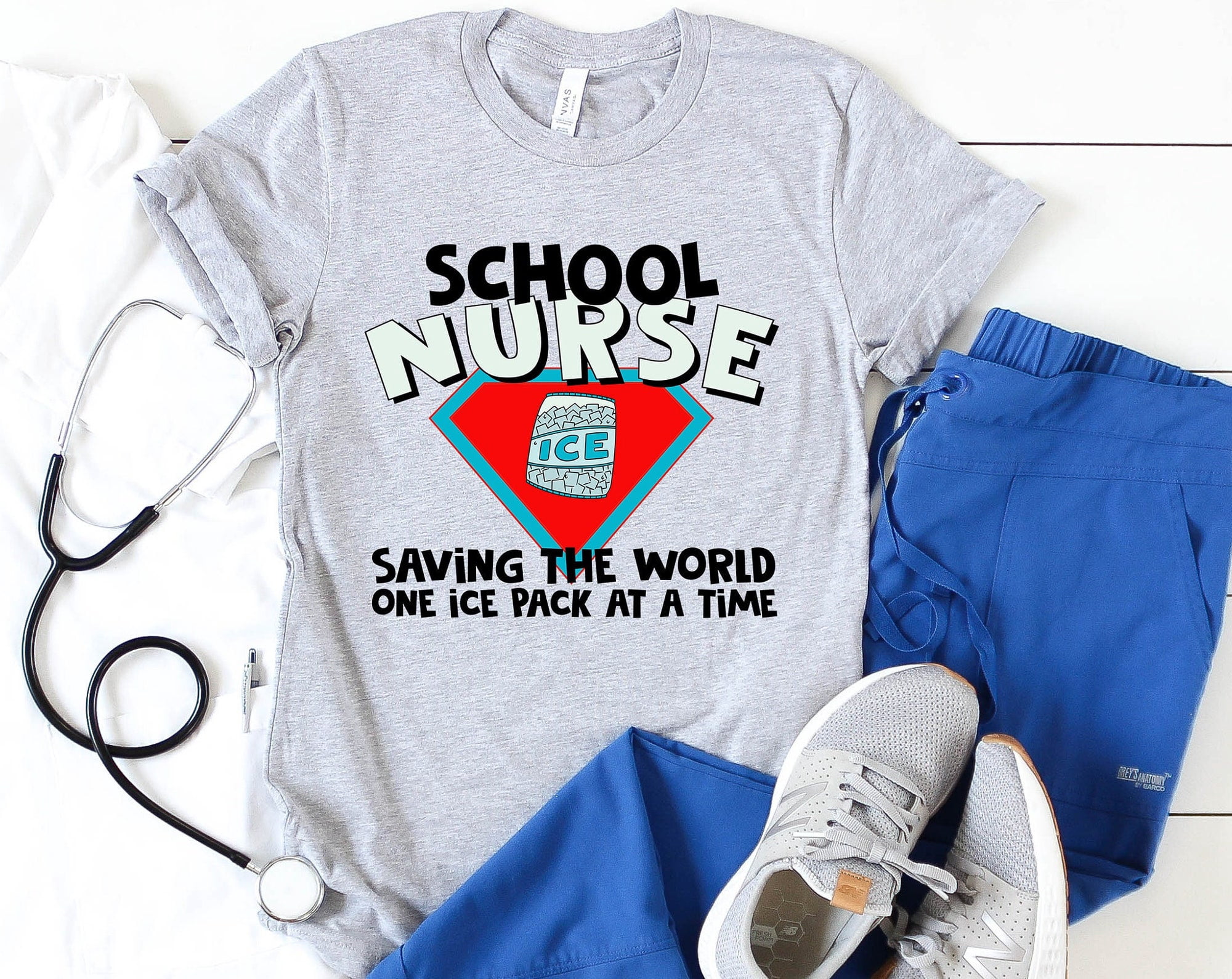 School Nurses Saving The World One Ice Pack At a Time ShirtSchool Nurse ...