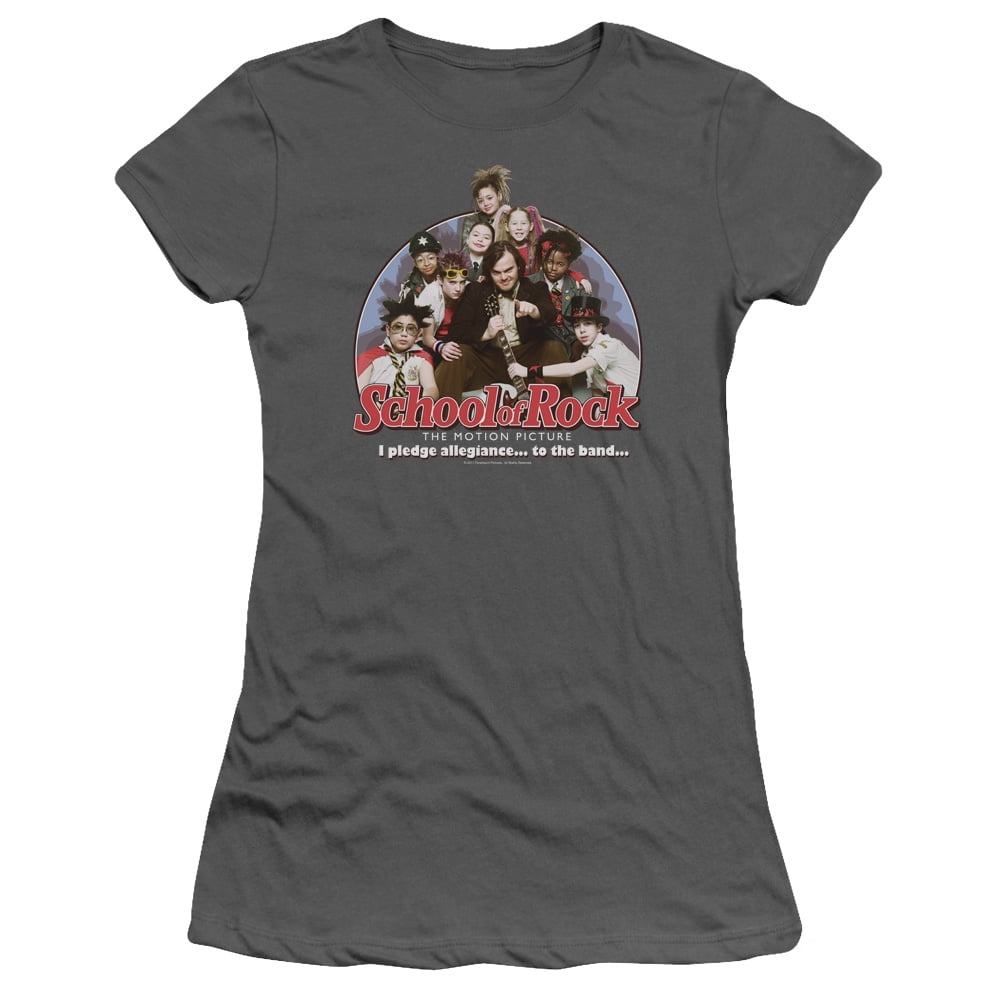 School Of Rock I Pledge Allegiance Junior Women's T-Shirt Sheer ...
