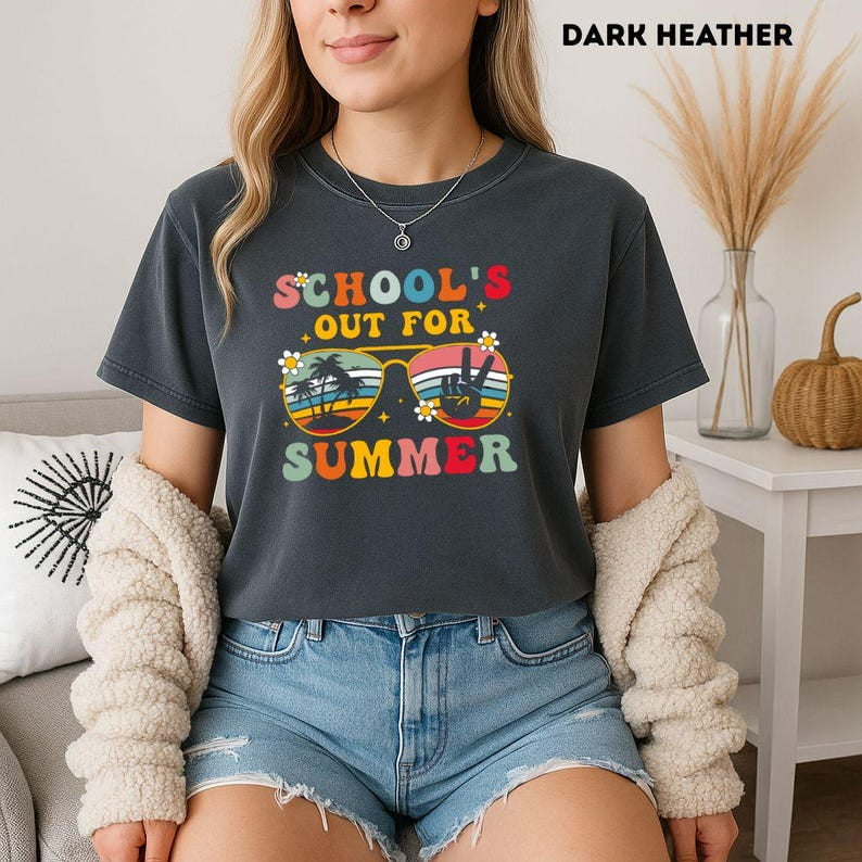 School Out for Summer Tee – Last Day of School – Teacher & Student ...