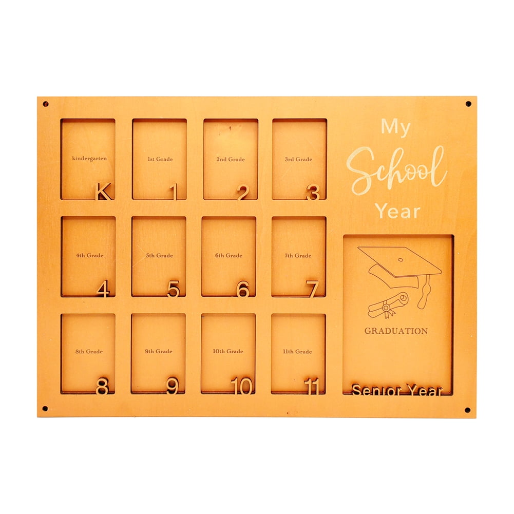School Picture Frame Pre-k to 12,School Years Picture Frame Prek-12 for ...