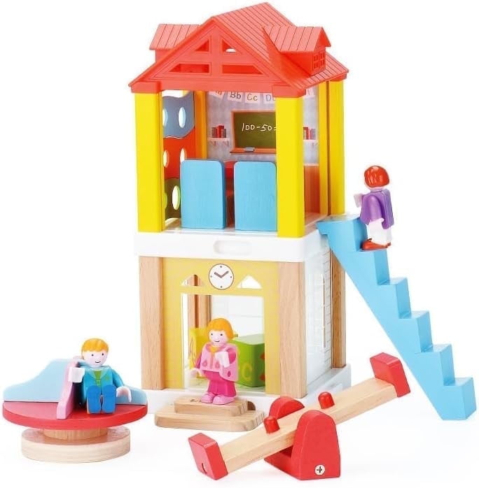 Wooden School Play Set - Walmart.com