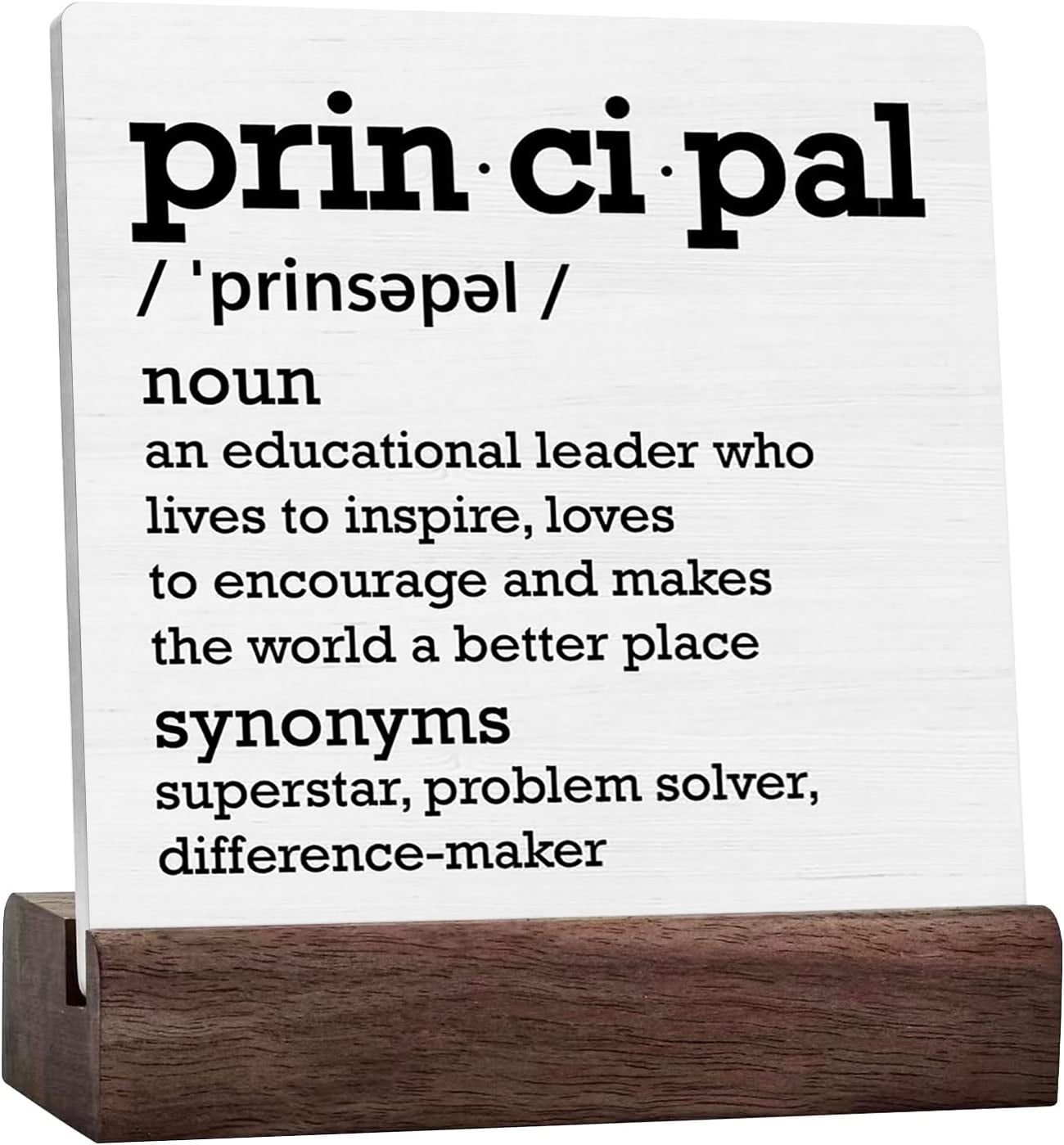 School Principal Gifts, Principal Office Decor Rustic Principal ...