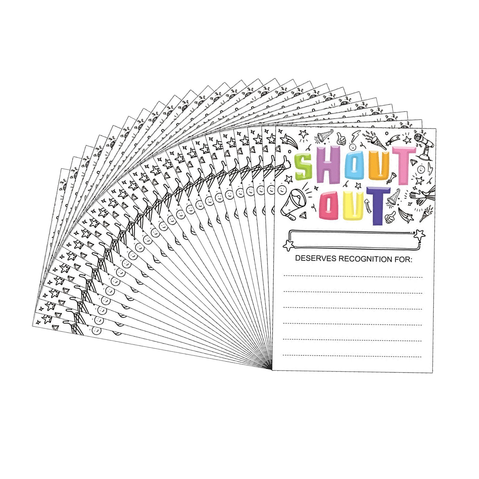 School Recognition Reward Cards 25 Counts 4x6Inch For Student Teachers ...