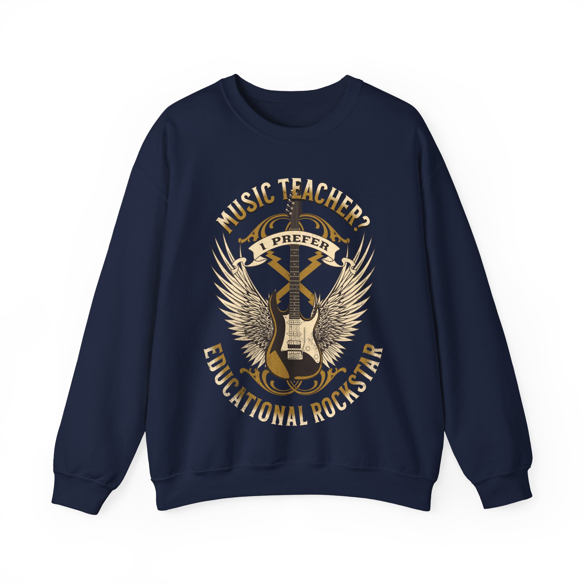 School Rockstar Sweatshirt, Music Teacher? I Prefer Educational ...