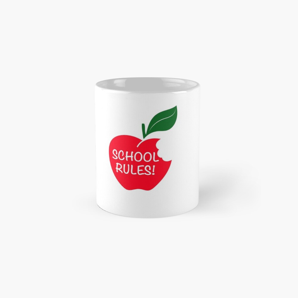 School Rules Design For Students And Teachers Classic Mug - Walmart.com