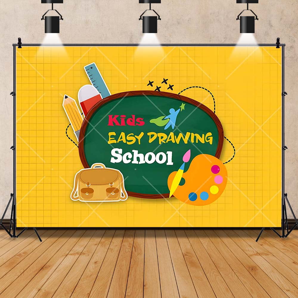 School Season Back to School Kids Gifts Carnival Student Party Banner ...