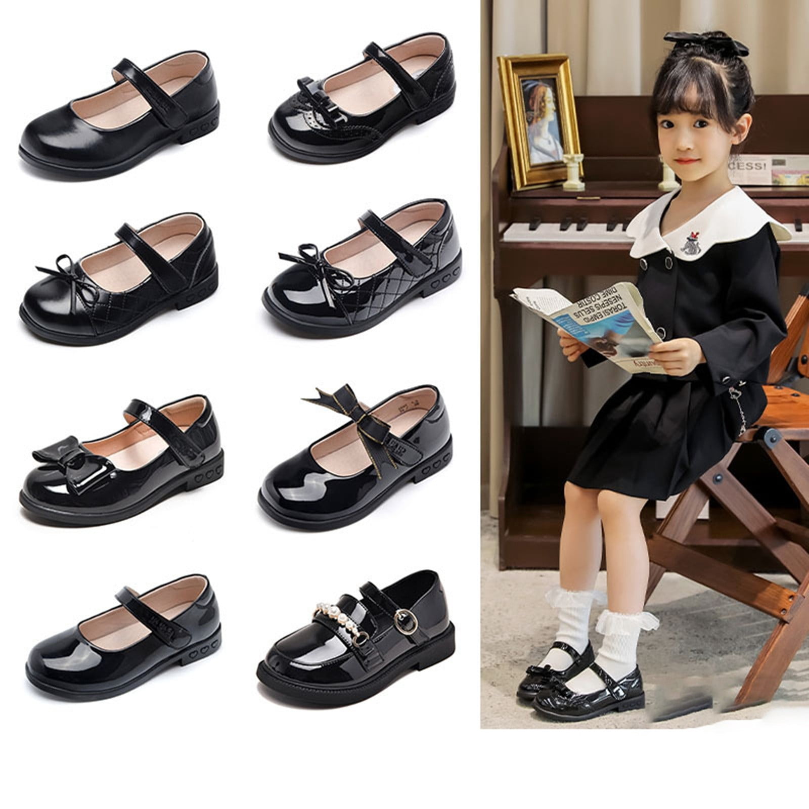 School Shoes Girls Baby School Uniform Dress Shoes Performances ...