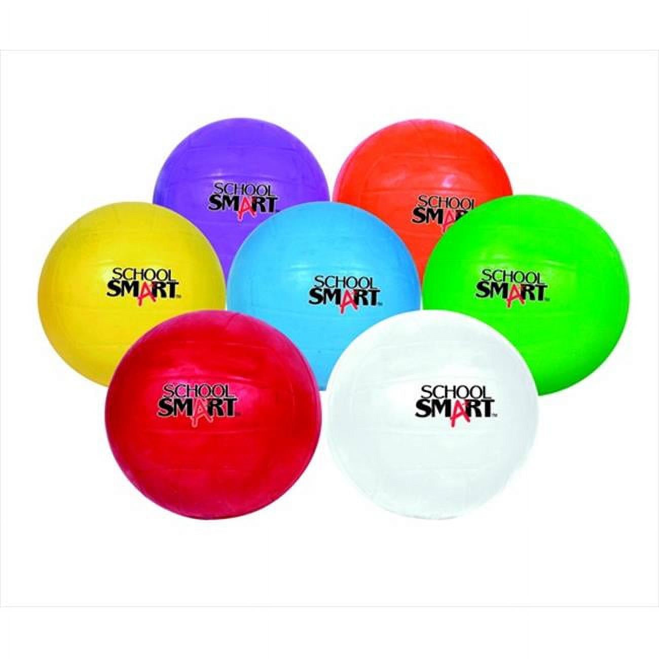 School Smart 016160 Gradeball Rubber Volleyballs, Set 6 - Walmart.com