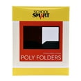 School Smart 2019636 Heavyweight Two-Pocket Poly Folder with Three-Hole ...