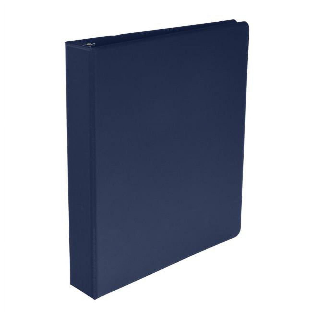 School Smart 2006458 1.5 in. Polypropylene D-Ring Binder, Blue ...