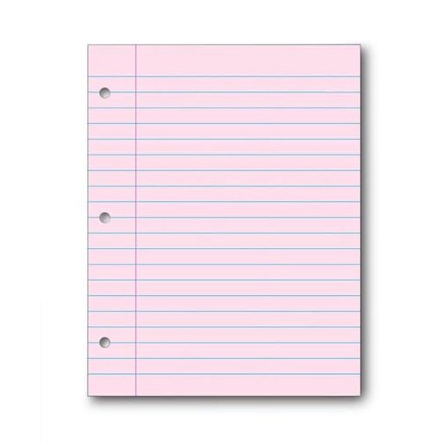 Notebook Paper Loose Leaf Paper College Ruled School Smart 3-Hole ...